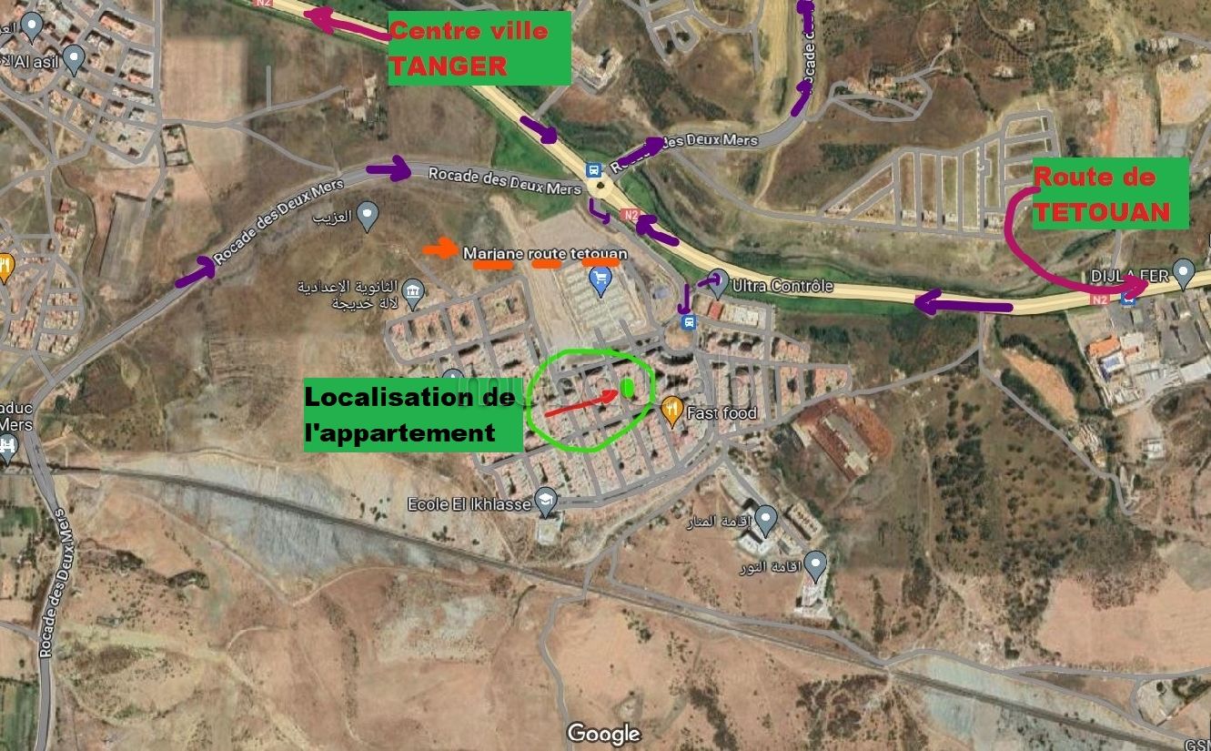 Appartement à Tanger, Addoha Route De Tetouan - Mubawab