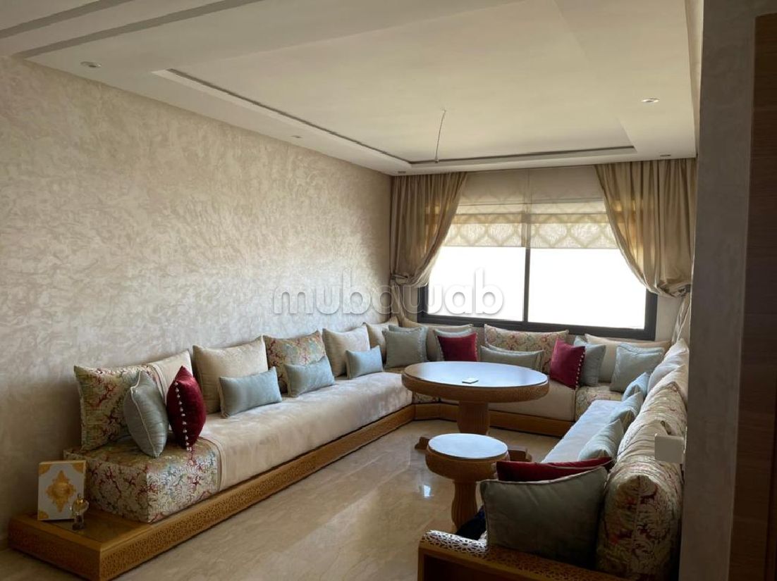 Apartment for rent in Aïn Sebaâ. Large area 100 m². Caretaker service ...